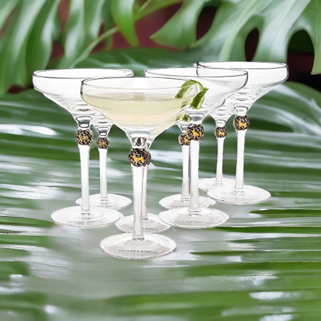 "New York's Most Exquisite" Cocktail Glass (Gift Box Set of 4)