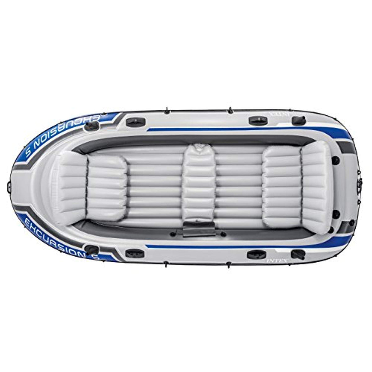 Excursion 5, 5-Person Inflatable Boat Set with Aluminum Oars and High