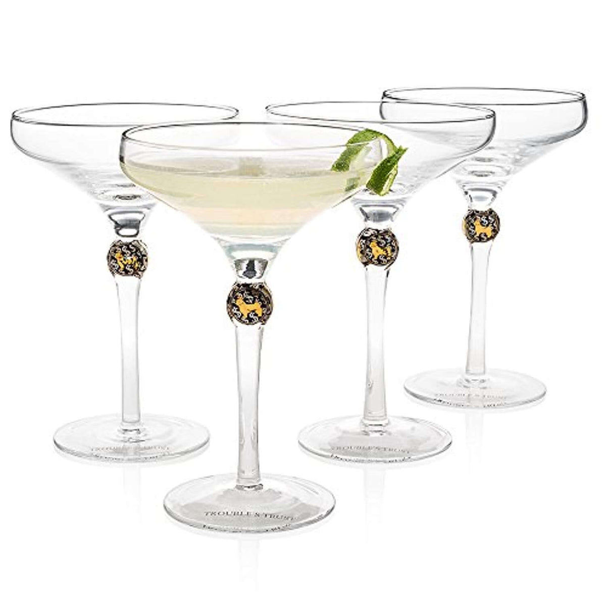 "New York's Most Exquisite" Cocktail Glass (Gift Box Set of 4)