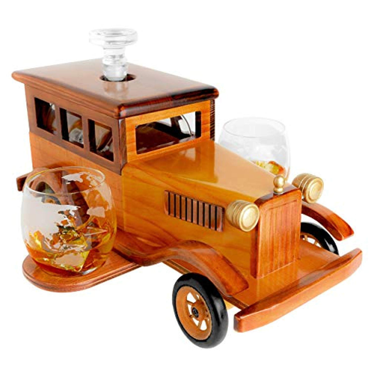 Old Fashioned Car Whiskey Decanter Set-Limited Edition