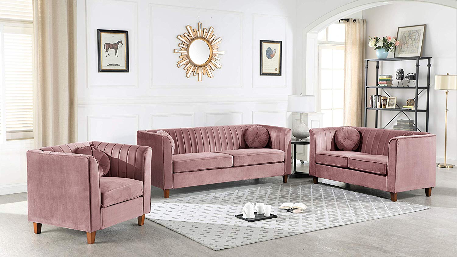 Brennon Sofa, Loveseat and Living Room Chair Set